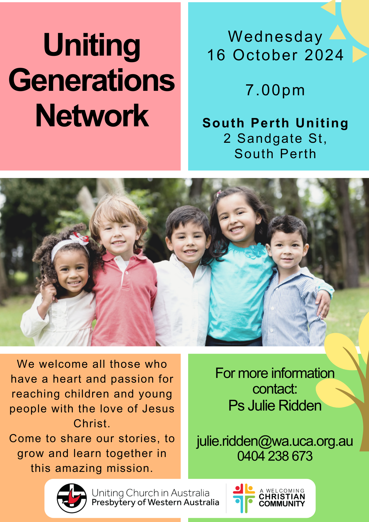Uniting Generations Network Meeting – Uniting Church Western Australia