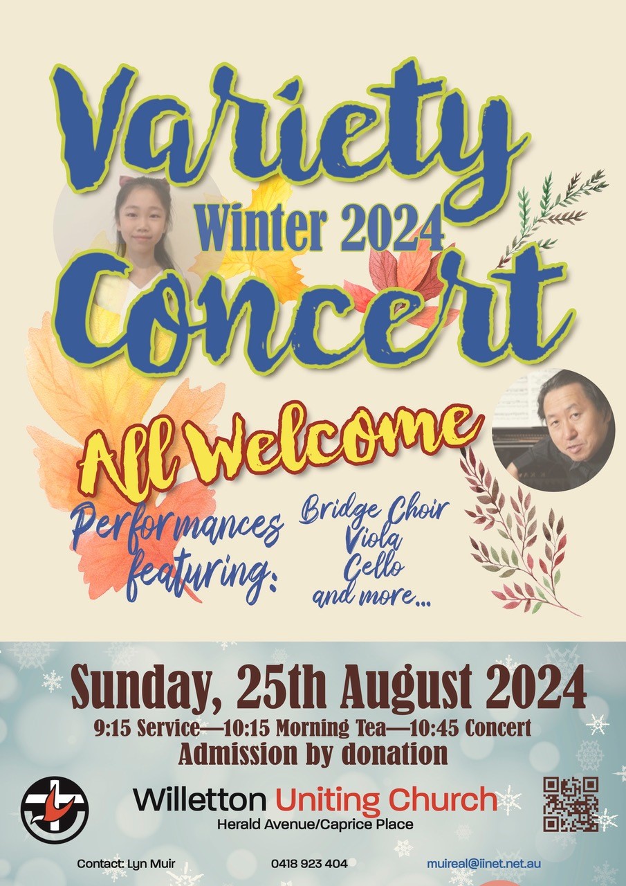 Variety Concert at Willetton UC – Uniting Church Western Australia