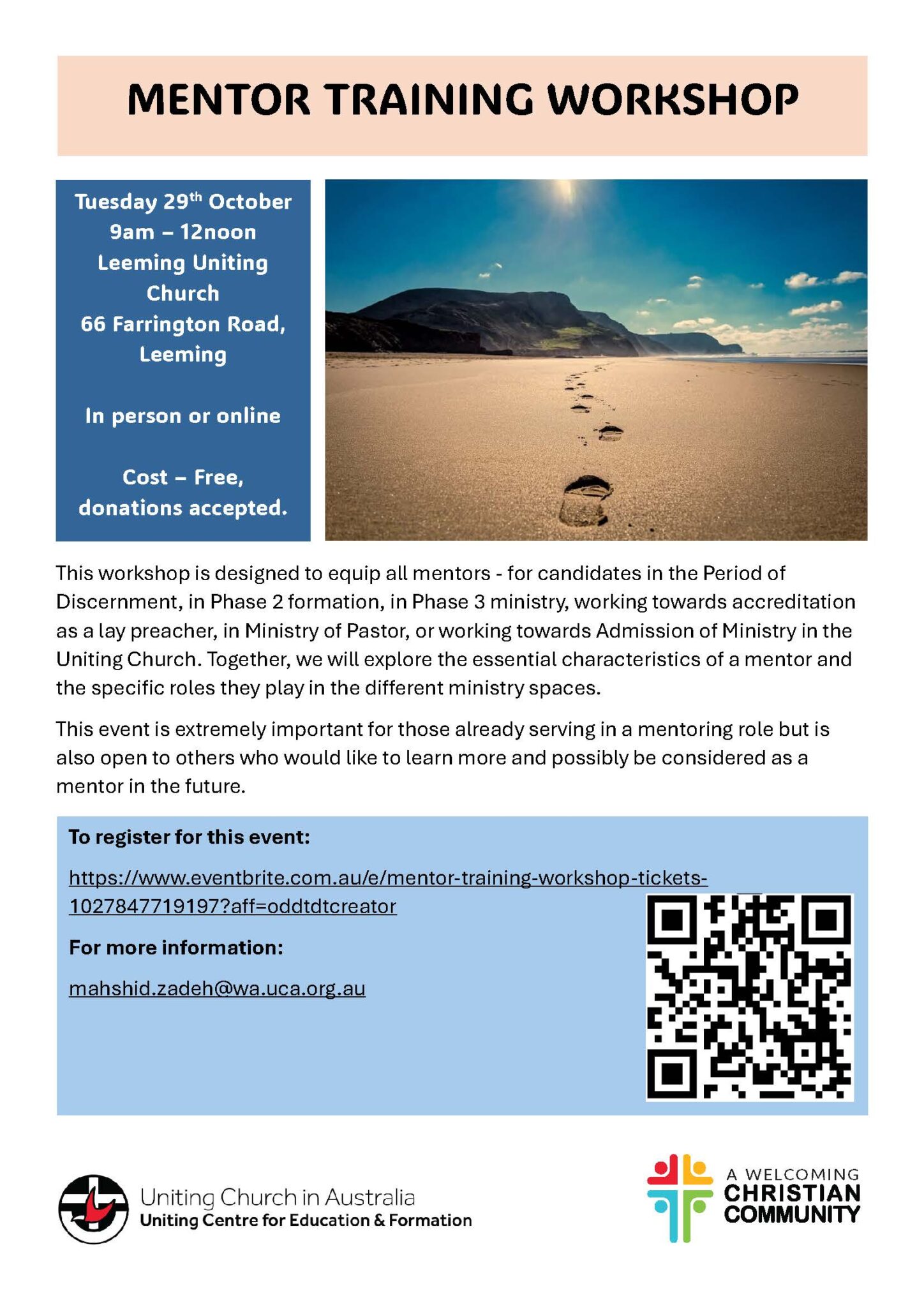 Uniting Church Mentor Training – Uniting Church Western Australia