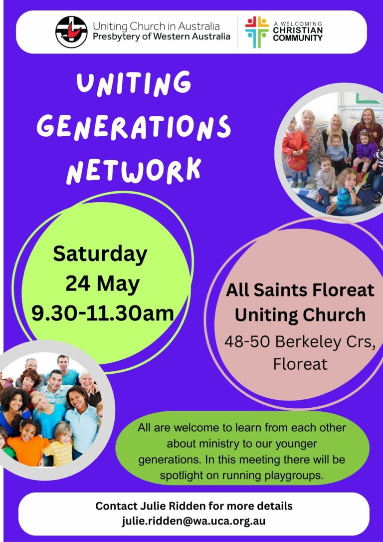 Uniting Generations Network Meeting – Uniting Church Western Australia