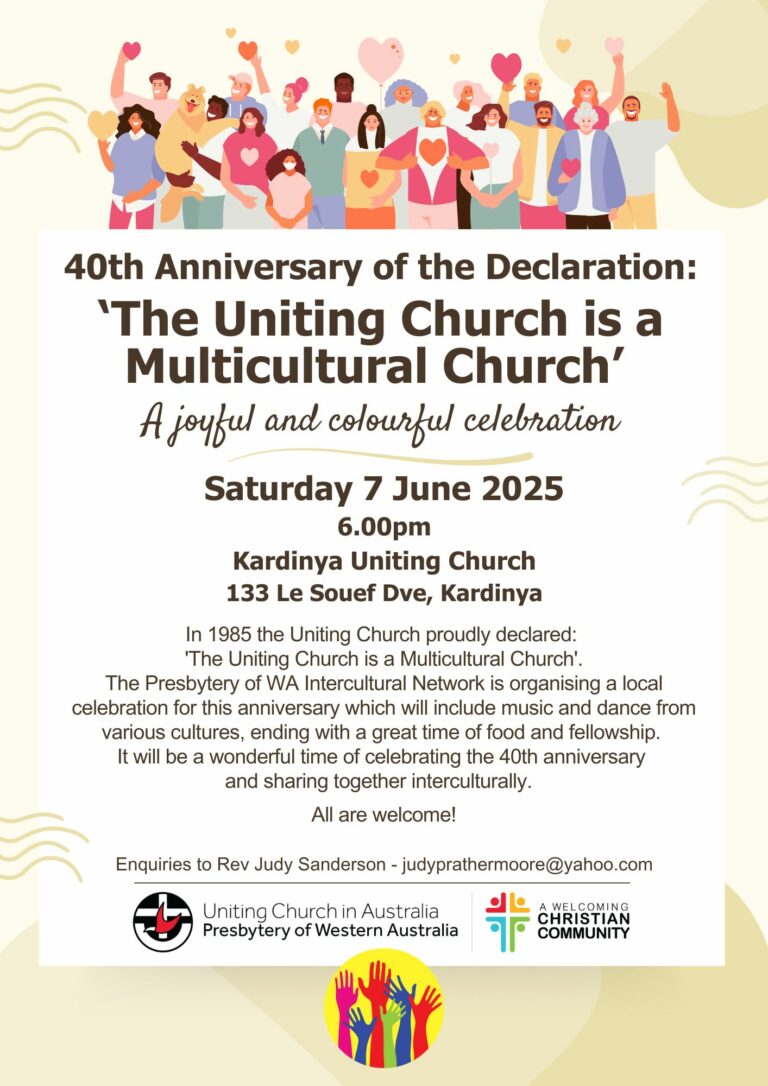 Celebration of 40th Anniversary of Multicultural Church Declaration ...